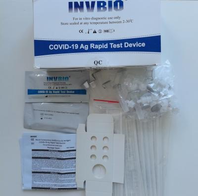 Cina Prova rapida Kit With Germany Bfarm di Covid 19 nasali del tampone dell'antigene in vendita