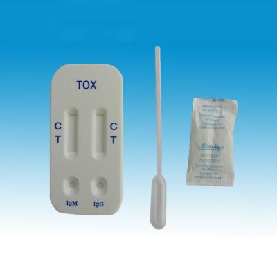 Cina Prova rapida combinata Kit Toxotest Toxoplasma Igg della carta/rilevazione di Igm in vendita