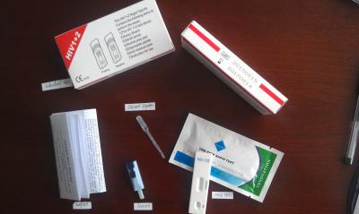China Da etapa segura alta do dispositivo um do teste do Hiv da especificidade da precisão do auto da casa diagnóstico rápido à venda