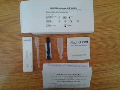 Cina Kit per il test dell'HIV istantaneo con marchio CE a casa Autotest del sangue intero in vendita