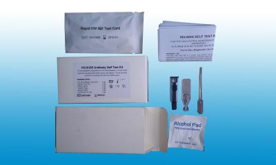 China Da etapa segura alta do dispositivo um do teste do Hiv da especificidade da precisão do auto da casa diagnóstico rápido à venda