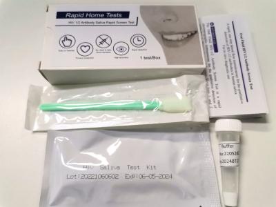 Cina Sensibilità rapida di Kit At Home 99,28% del test HIV della saliva in vendita