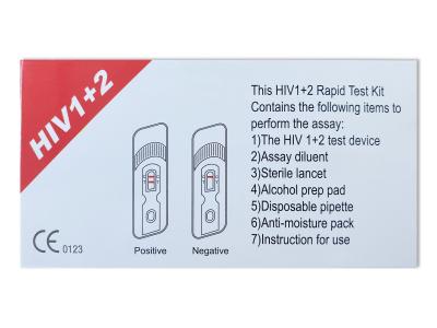 Cina 40pcs test diagnostico rapido AIDS del Hiv e di Kit For Ag Ab Syphilis in vendita