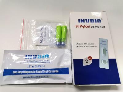 中国 Hの幽門Ag感染症セリウムが付いている急速なテスト キットの糞便カード 販売のため