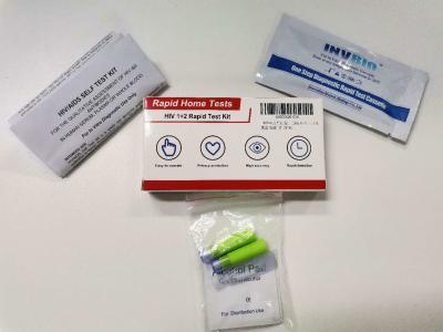 Cina autoverifica domestica di uso del Hiv dell'intero sangue 25pcs dei corredi rapidi diagnostici della prova in vendita