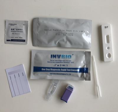 China O CE rápido da gaveta do teste do baixo laboratório normal do Ferritin do ferro S do Ferritin aprovou à venda