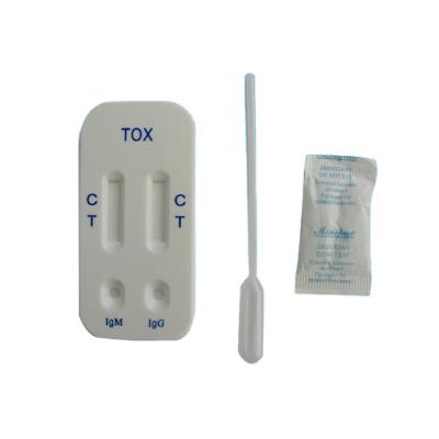 Cina Prova Kit Colloidal Gold Chromatography della casa di toxoplasmosi di IgG IgM TOXO in vendita