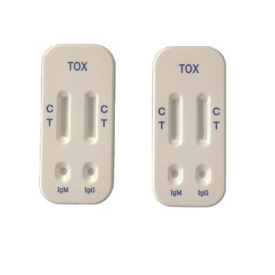 Cina Prova Kit Colloidal Gold Chromatography della casa di toxoplasmosi di IgG IgM TOXO in vendita