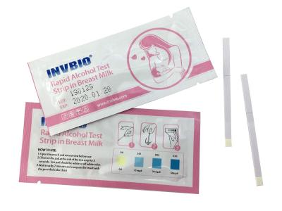 China Disposable Rapid Test Cassette Alcohol Test Strips For Breast Milk for sale