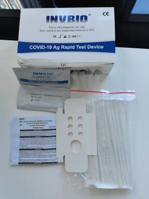 Cina Prova rapida Kit Rtk Antigen Self Test Kit Nasal di Covid 19 qualitativi di rilevazione in vendita