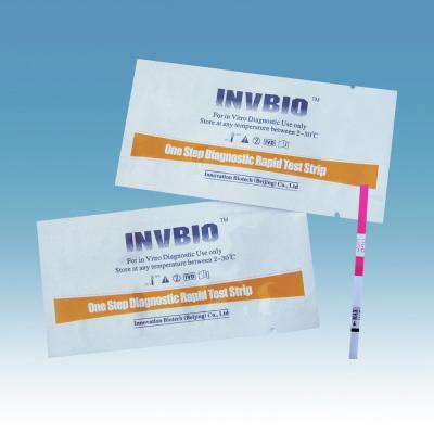 Cina A casa il hcg della striscia dei corredi 2.5mm 3.0mm della prova di fertilità nel mezzo della corrente prova in vendita
