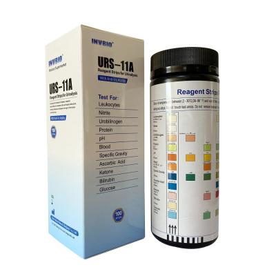 China INVBIO 10 Parameter Urinalysis Test Strips in vitro for sale