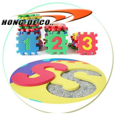 China Non-toxic , Environmental Puzzle mat for Children use with Alphabet , Number for sale