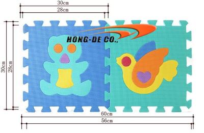 China Top Quality Jigsaw EVA Foam Mat with Animals , Fruit and Traffic Non-toxic, Environmental for sale