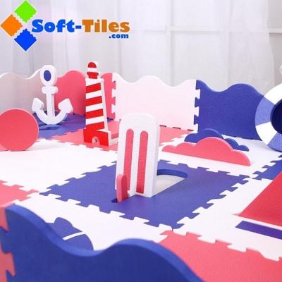 China Children PlayMat With Rails Summer Design for sale