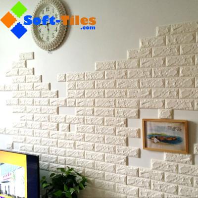 China 3D PE Foam Wallpaper Decor Natural Eco many bright colour available widely used in living room,wall, KTV etc for sale