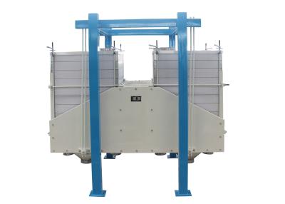 China Rice Compact Flour Mill Twin - Section Flour Sifter Controller High Sifting Capacity for sale
