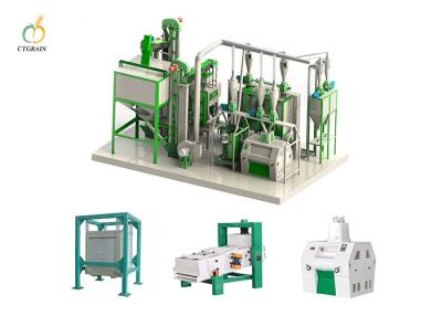 China 40 Ton/Day Corn Flour Mill Plant Maize Processing Machine for sale