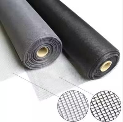 China White / Black Window Screen Netting Customized Fiberglass Mosquito Net For Windows for sale