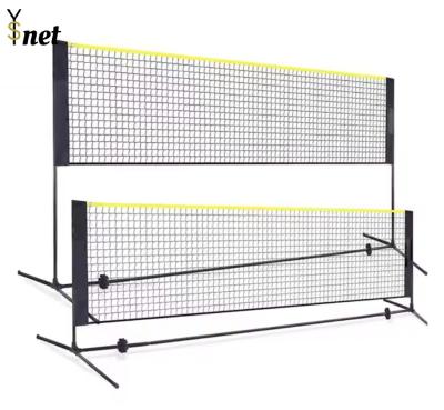 China Height Adjustable Portable Badminton Nets 6.1*0.76m Outdoor Tennis Nets Customized for sale