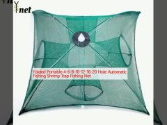 Folded Automatic Fishing Trap Portable Automatic Cast Net Customized