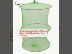 HDPE Fishing Trap Net Cage Green Foldable Fishing Cage 1.2m 1.5m 2m