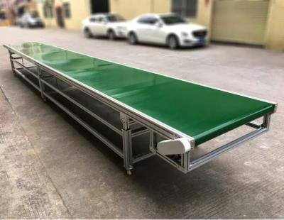 Cina Nastro trasportatore industriale della cinghia in PVC di verde di trasferimento della catena di montaggio su ordinazione di alta qualità di Ailusi in vendita