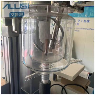 China homogeneizador de cristal del laboratorio de la caldera del alto del esquileo del emulsor del vacío de 2L 5L 10L del equipo reactor del mezclador en venta
