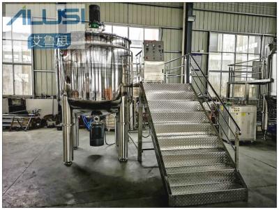 China Teller-Reinigungs-flüssige reinigende Herstellungsmaschine flüssige Homogenisierer-Heizungs-Mischmaschine zu verkaufen