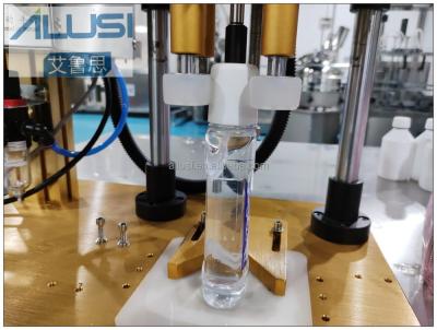 Cina La capsulatrice di sigillatura d'imballaggio Twist del barattolo della macchina del tappo di bottiglia della mano della bottiglia del gel del lavaggio dello sciampo dell'attrezzatura fuori dall'animale domestico imbottiglia Machi di coperchiamento in vendita