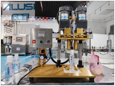 Cina La capsulatrice di sigillatura d'imballaggio Twist del barattolo della macchina del tappo di bottiglia della mano della bottiglia del gel del lavaggio dello sciampo dell'attrezzatura fuori dall'animale domestico imbottiglia Machi di coperchiamento in vendita