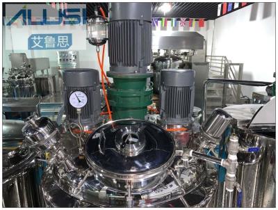 China Mechanical 1800PCS/H Vacuum Emulsifying Mixer Homogenizer Mixing Machine for sale