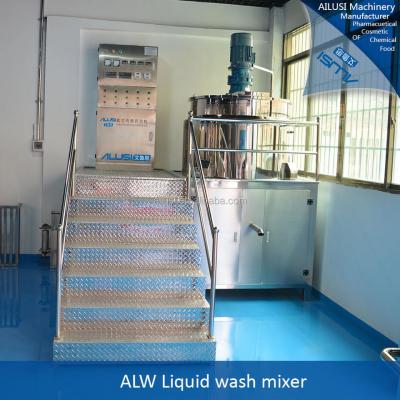 Cina sciampo del gel del bagno del rivestimento del doppio 5000L che rende a macchina i miscelatori chimici liquidi linea di produzione del sapone liquido in vendita