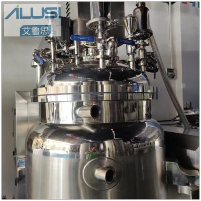 China De Room die van de lichaamslotion Machine tot Bodem of Hogere Homogenisator maken Vacuüm Emulgerende Mixer Te koop