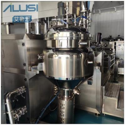 China De Room die van de lichaamslotion Machine tot Bodem of Hogere Homogenisator maken Vacuüm Emulgerende Mixer Te koop