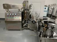 China Hydraulic Lifting Vacuum Emulsifying Mixer 50-3000L Cosmetic Homogenizing Machine CE for sale