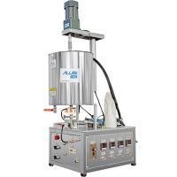 China 220V 50Hz Automatic Lipstick Heating Mixing Filling Machine 100mm Adjustable Worktable for sale