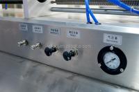 China Semi Automatic Horizontal Piston Paste Liquid Filling Machine 30L Hopper 100-1000ml for sale