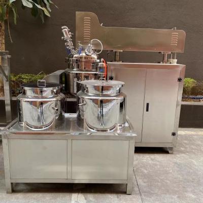 China Máquina de fazer cuidados corporais misturador homogeneizante de vácuo emulsionador pequena máquina de mistura de esmalte de unhas à venda