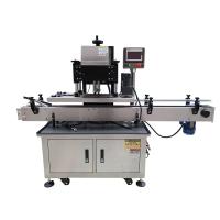 China Cosmetic Automatic Plastic Glass Bottle Capping Machine Screw Cap Capper 40pcs/Min for sale