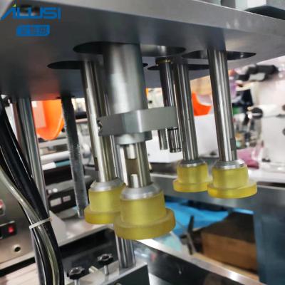 China SUS304 de pneumatische Tafelbladfles het Afdekken Capsuleermachine van de de Flessenschroef van de Machinedesktop Te koop