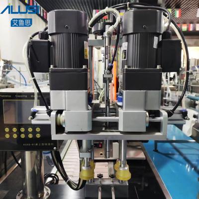 China SUS304 de pneumatische Tafelbladfles het Afdekken Capsuleermachine van de de Flessenschroef van de Machinedesktop Te koop