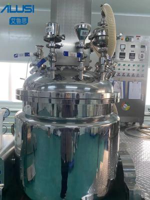 中国 真空の同質な持ち上がる乳化剤の混合機械500L液体の薬のミキサー 販売のため