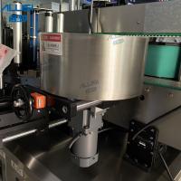 China Flat Bottle 2 Sides label sticking machine Fully Automatic for sale