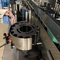 China Flat Bottle 2 Sides label sticking machine Fully Automatic for sale