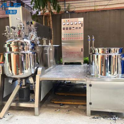Cina lozione d'emulsione di sollevamento idraulica della macchina del miscelatore di vuoto 200L che mescola emulsionante omogeneo in vendita