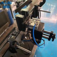 China Automatic Round Bottle Labeling Machine 30-120pcs/min Glass Plastic Label Applicator for sale