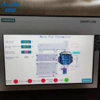 China 50L PLC Touch Screen Lotion Homogenizer Emulsifier for Cosmetic Making Machine for sale