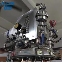 China 50L PLC Touch Screen Lotion Homogenizer Emulsifier for Cosmetic Making Machine for sale