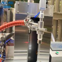 China Automatic Rotor Pump Paste Liquid Filling Machine With Mixing Heater for sale